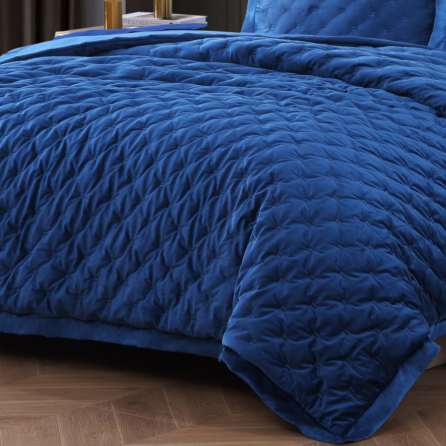 Bebejan 3 Piece Velvet Comforter Set – Latest Bedding